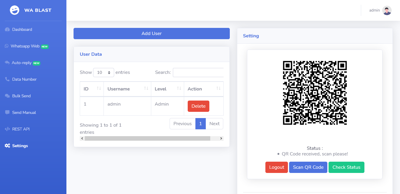 Whatsapp Gateway | Multi Device | mpedia v8.0.0 Nulled Download
