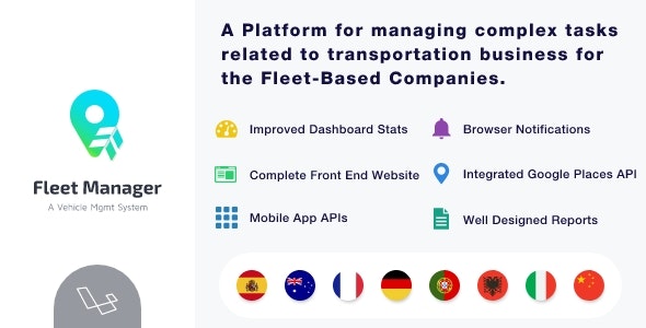 Fleet Manager v6.5 – Vehicle Management & Booking System Nulled Download
