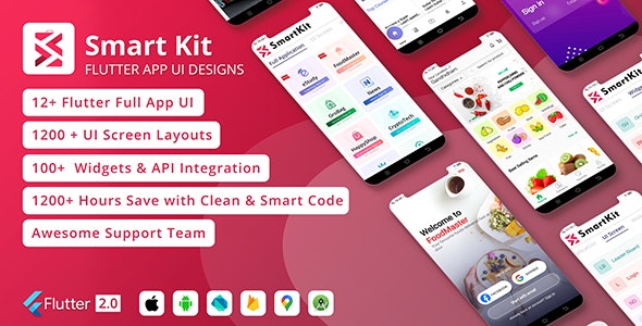 SmartKit - Flutter Full UI kit | UI Component | Flutter Material Widget ... SmartKit - Flutter Full UI kit | UI Component | Flutter Material Widget ...